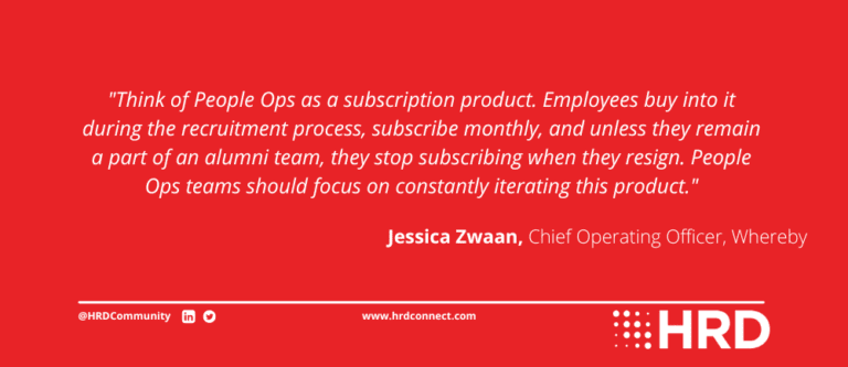 Jessica Zwaan on 'People Ops': What HR can learn from product teams - HRD